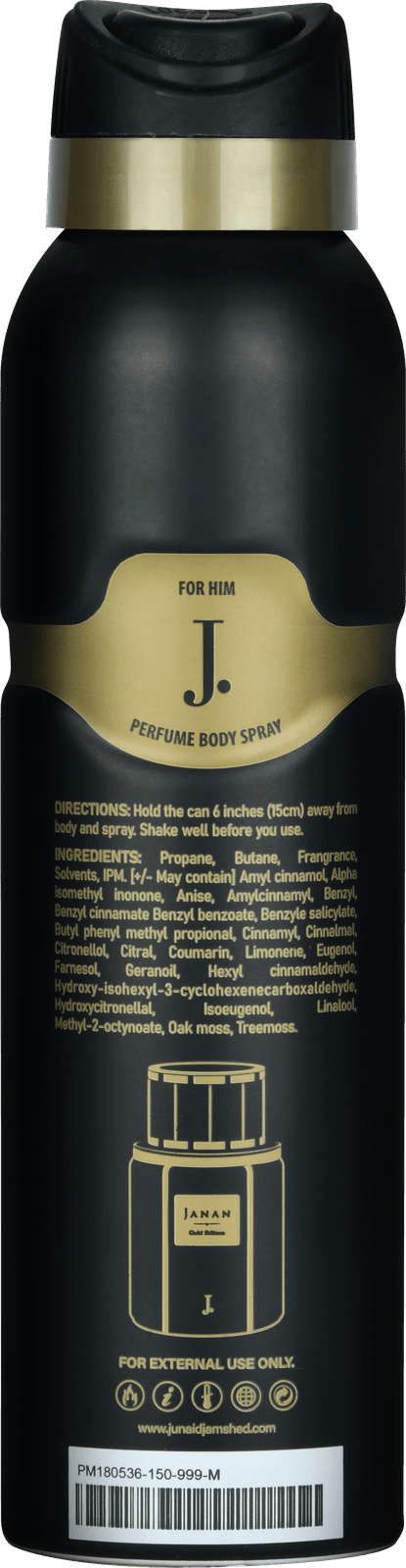 Janan Gold Body Spray – janan-fragrances